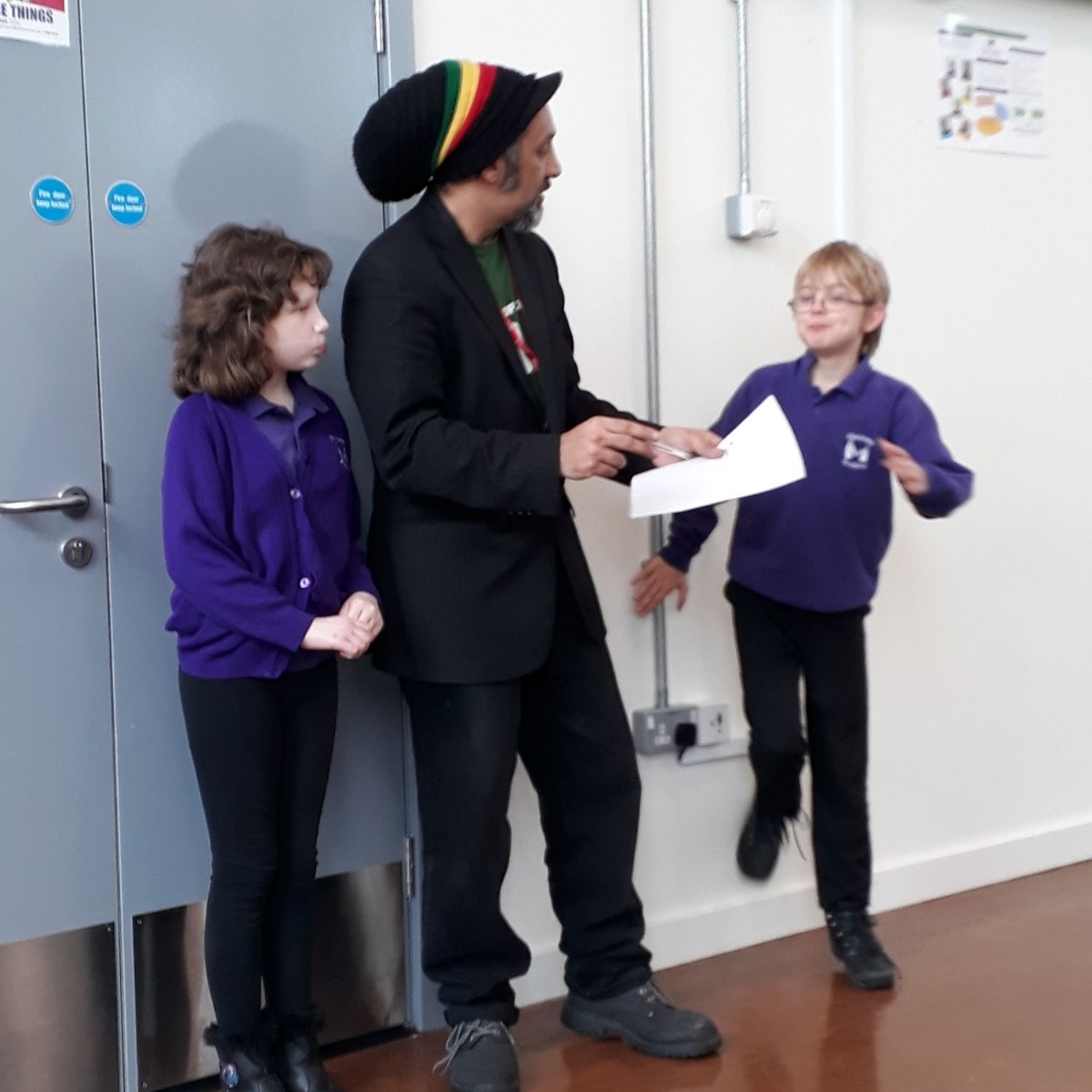 Discovery Academy - Visit from the poet Dreadlock Alien - 27th March 2018